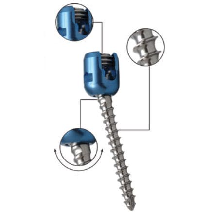 Lumbar-sacral vertebra pedicle screw - Aero Medical - polyaxial ...