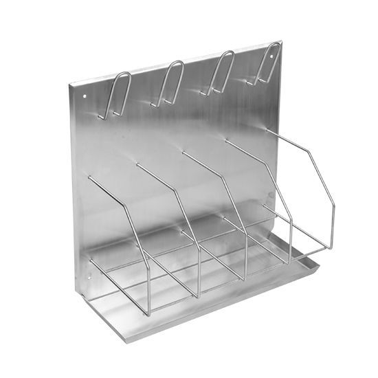 Stainless steel bedpan support - JT009 - Juvo Solutions - wall-mounted