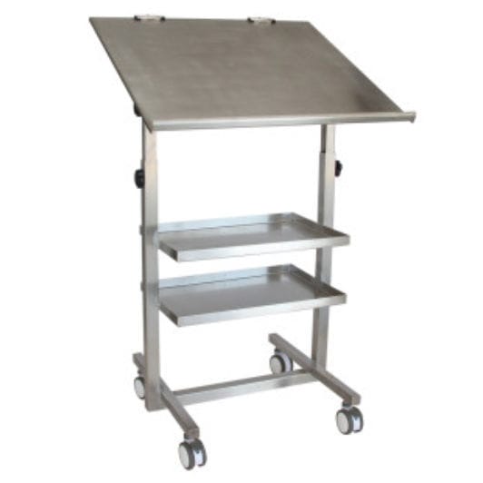 Work table - JT0075 - Juvo Solutions - rectangular / on casters ...