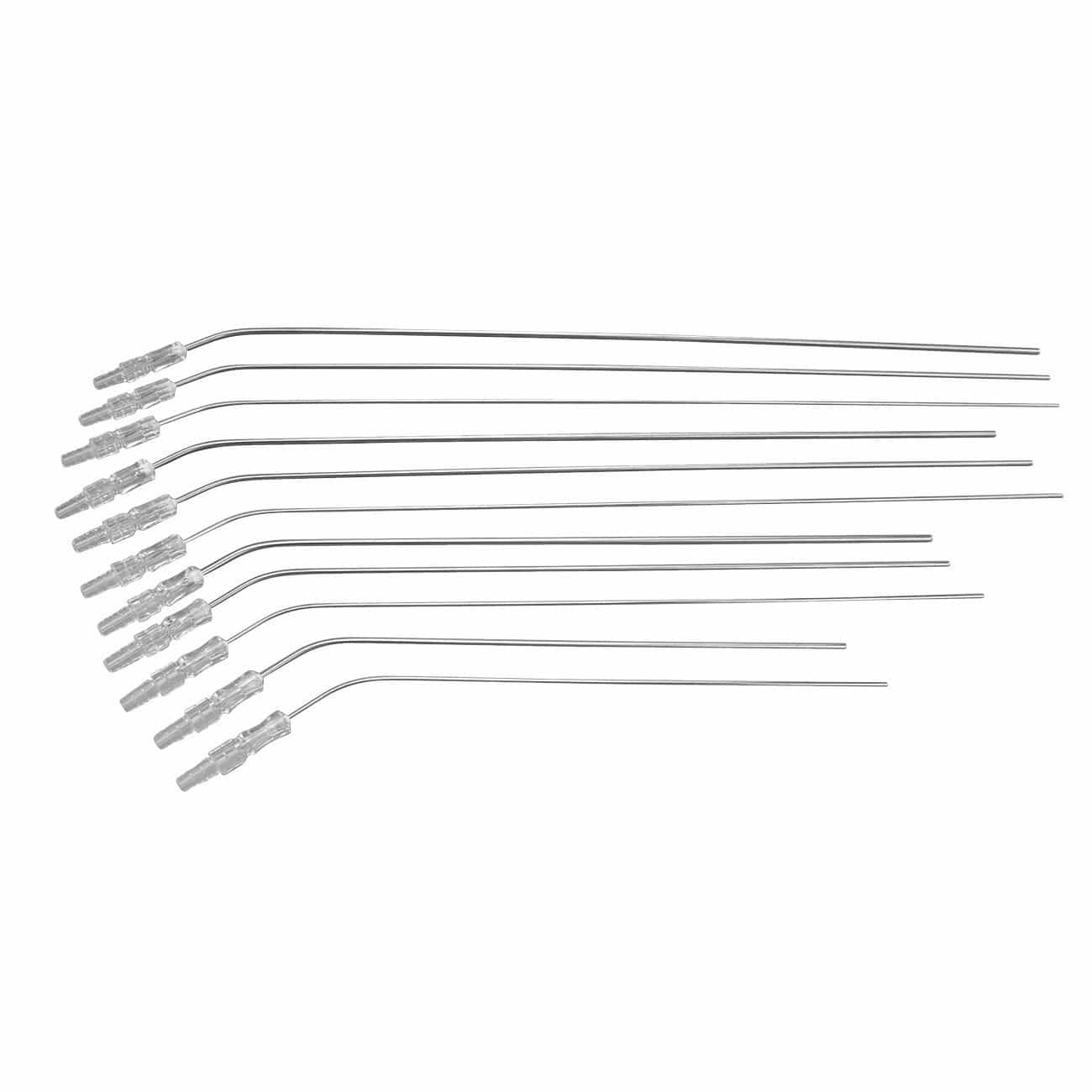 Suction cannula - 6061616232 - GBUK Group - stainless steel / disposable