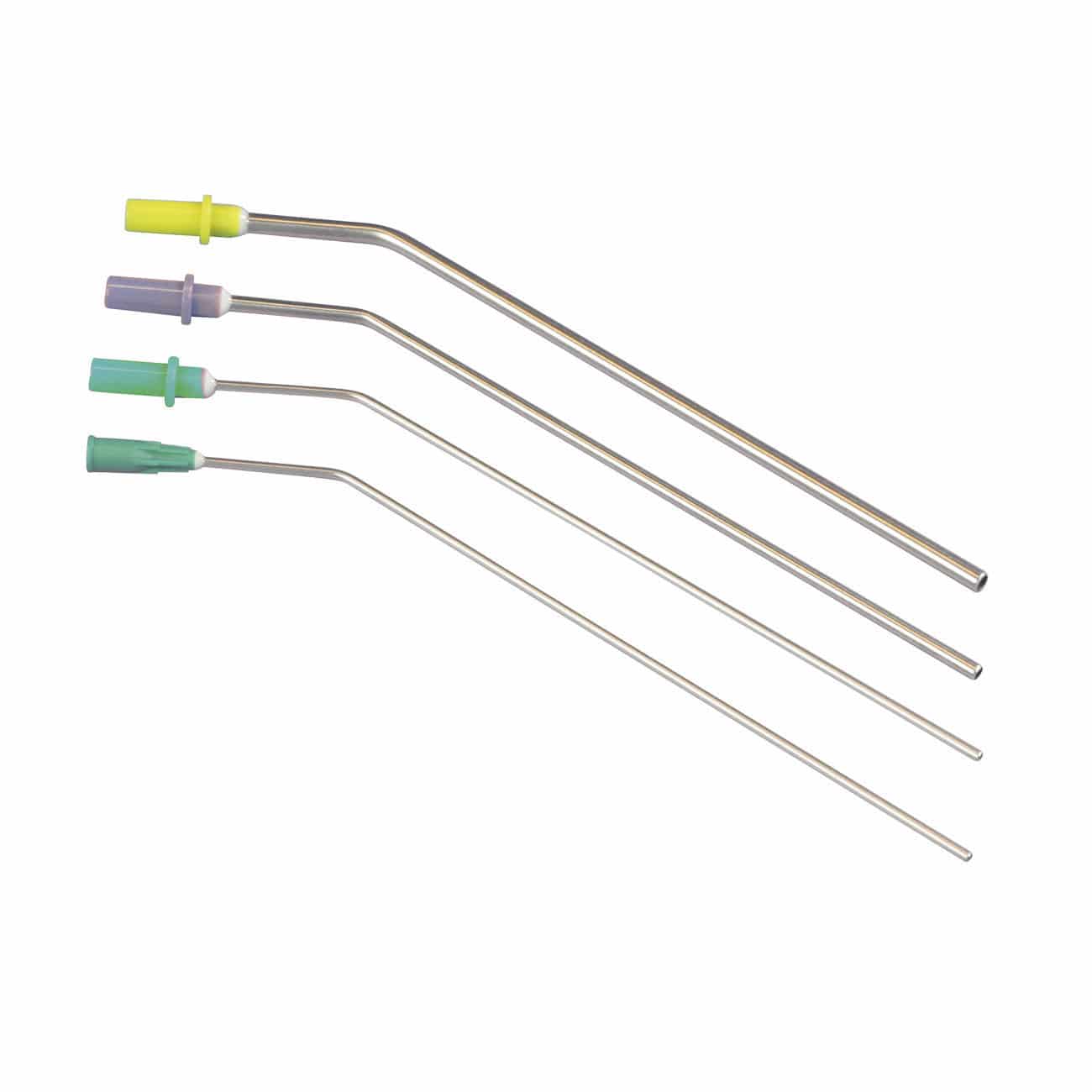 Suction cannula - 6066502150 - GBUK Group - curved / stainless steel ...