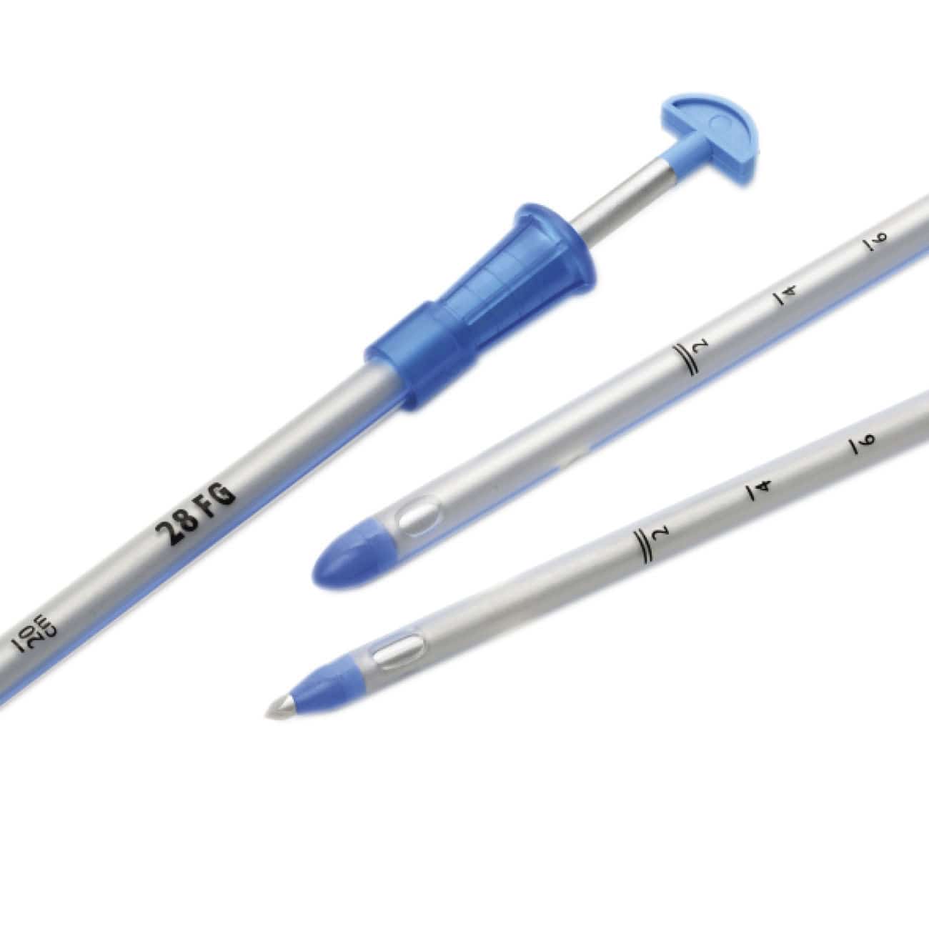 Thoracic trocar - Redax - GBUK Group - rounded tip