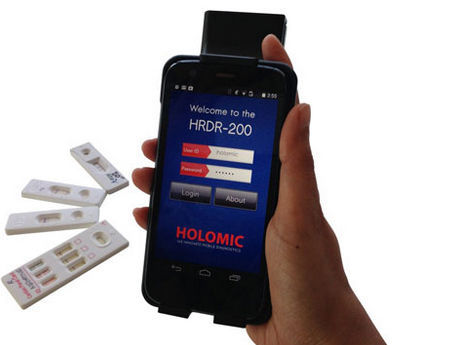 Lateral flow POC reader - HRDR-200 - Holomic LLC - multiparametric ...