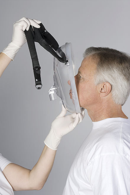 Oxygen artificial ventilation mask - BiTrac Shield™ - Pulmodyne ...