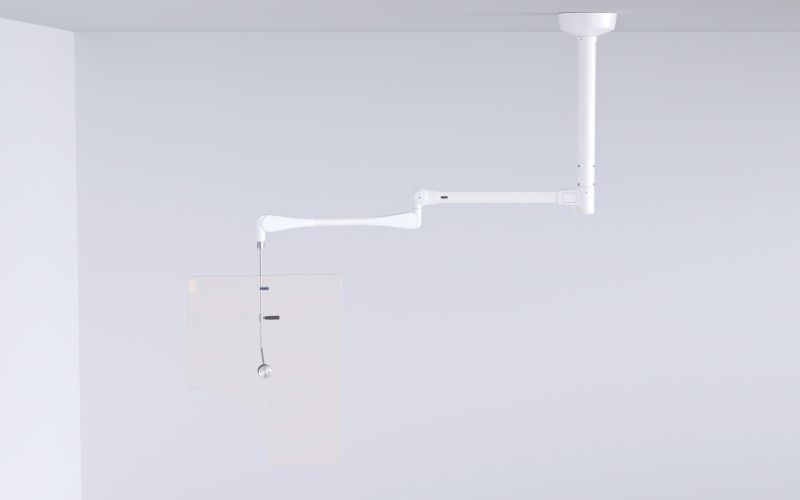X-ray radiation shielding screen - Rego X-ray - ceiling-mounted / 0.50 mm