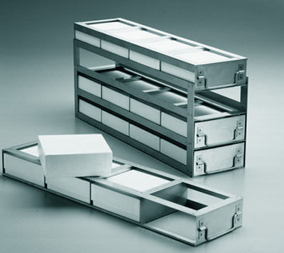 Aluminum storage rack - Artlab - with drawer
