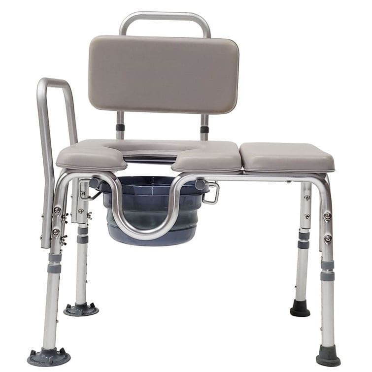 Commode chair with armrests - MHPTCM - Mobb+ Health Care