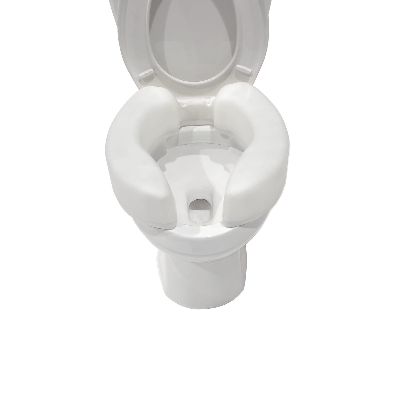 Height-adjustable raised toilet seat - MHADJRTS - Mobb+ Health Care