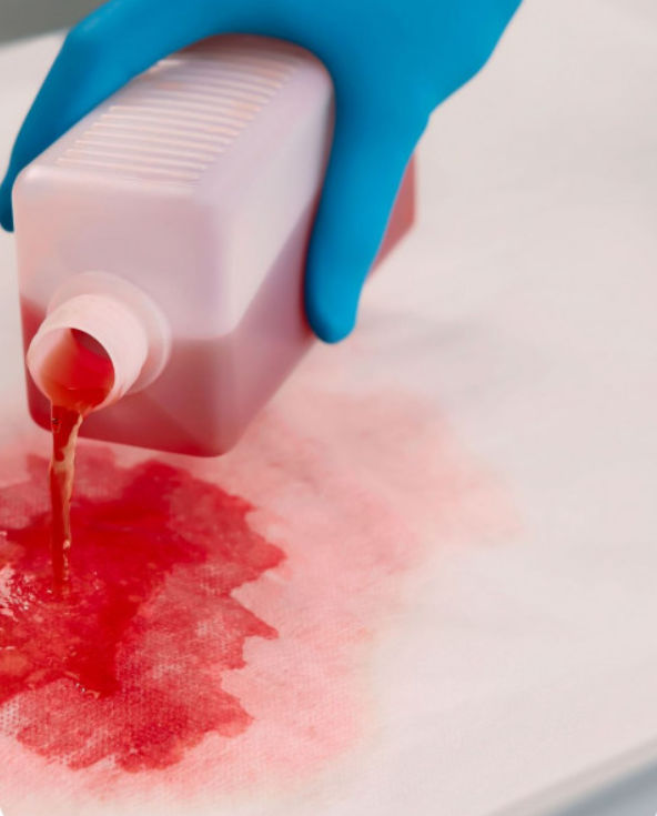 Absorbent medical mat - ChemoSorb - Berner International - anti-slip