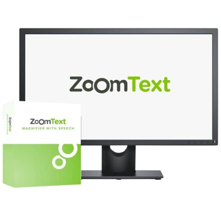 Screen reader software - ZoomText - Freedom Scientific - home care / Windows