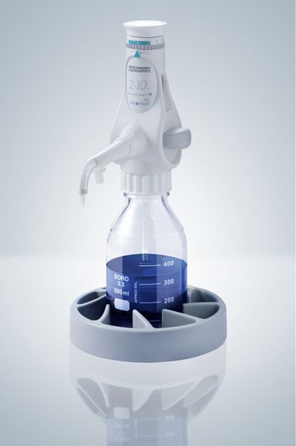 Laboratory bottle-top dispenser - ceramus® HF - Hirschmann - variable ...