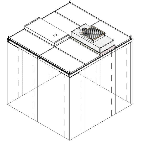 Cleanroom hood - CAP577H - Clean Air Products