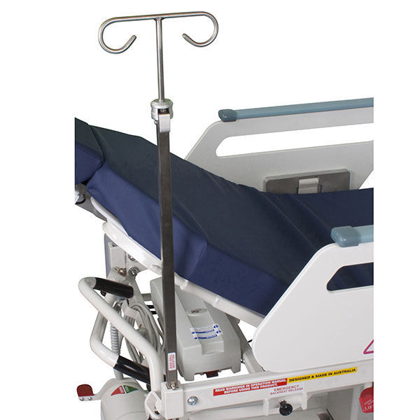 Table-mounted IV pole - MCM-5038 - Mid Central Medical - 2-hook / for beds