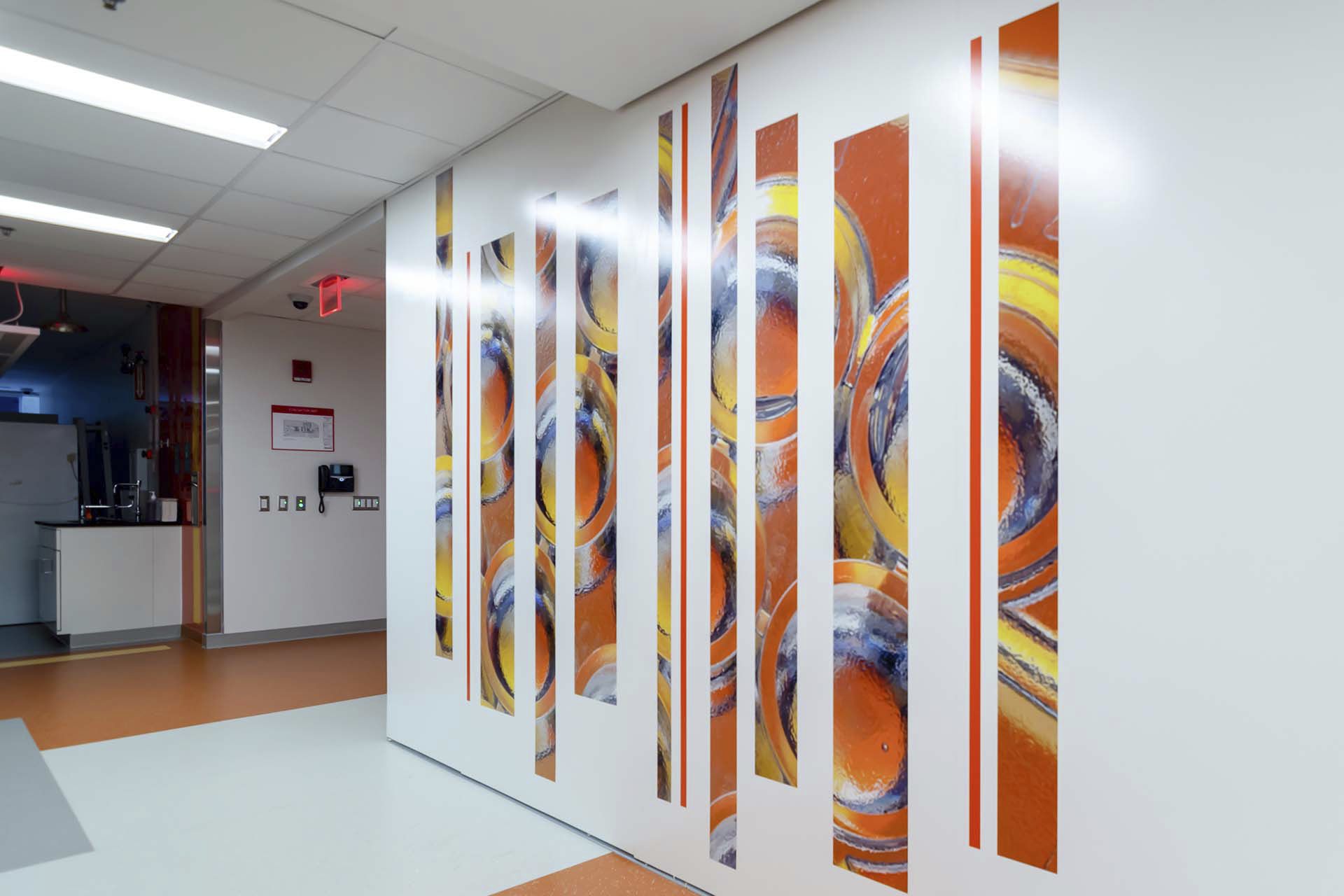 Healthcare facility wall structure - Whiterock Digiclad™ - ALTRO LTD