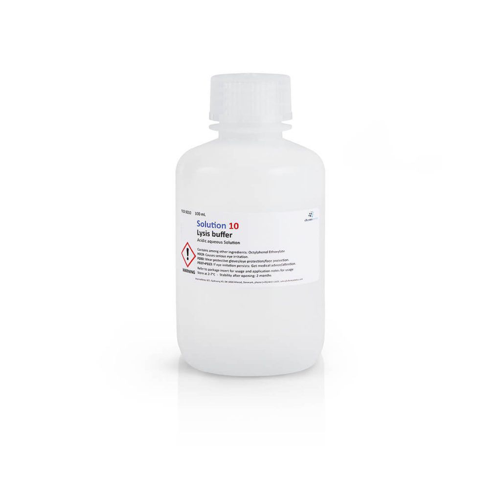 Staining solution reagent - 910-3010 - Chemometec - buffer solution / for research