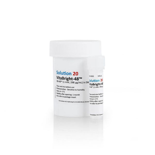 Staining solution reagent - VitaBright-48™ - Chemometec - for research
