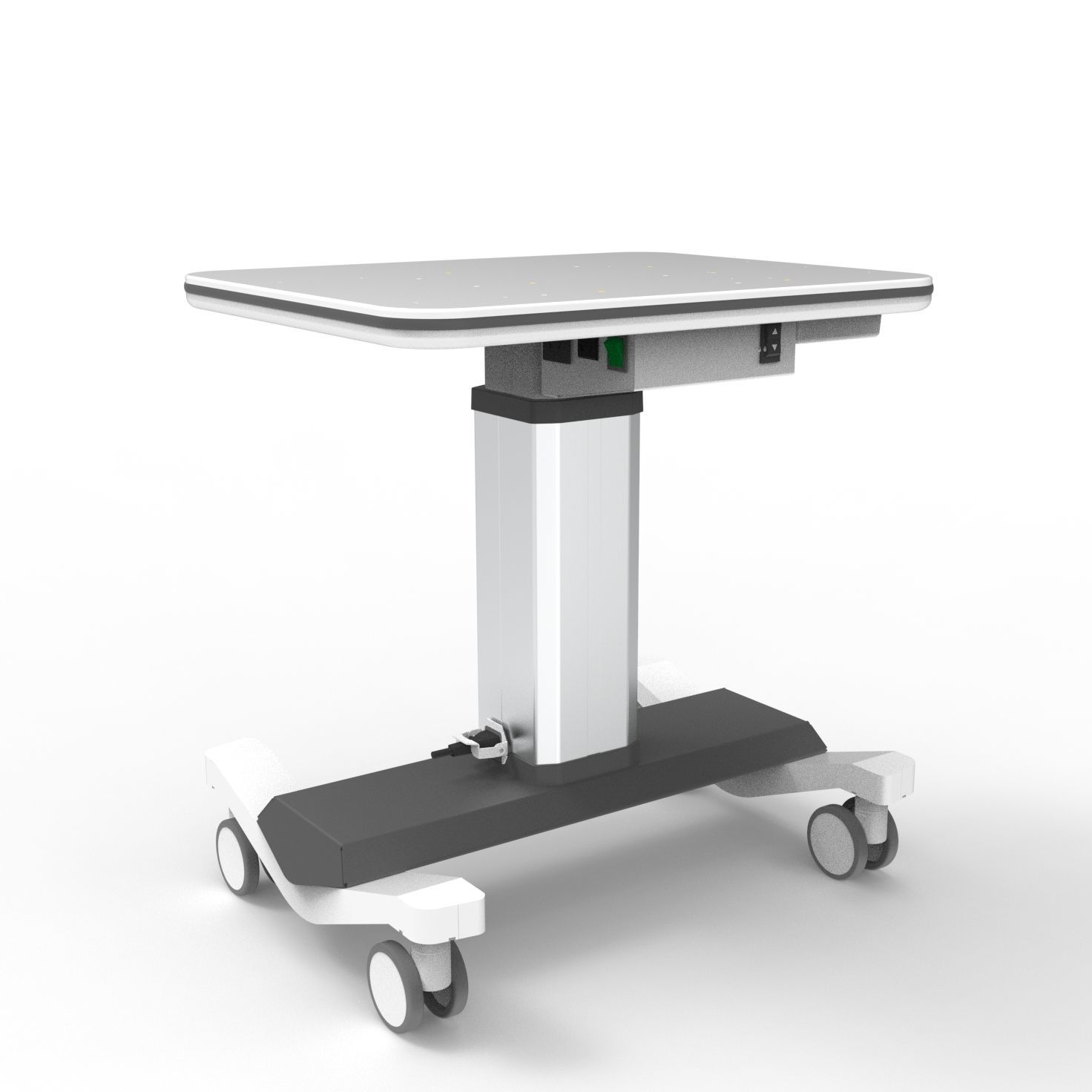 Electric ophthalmic instrument table - T56 - Moptim - on casters ...