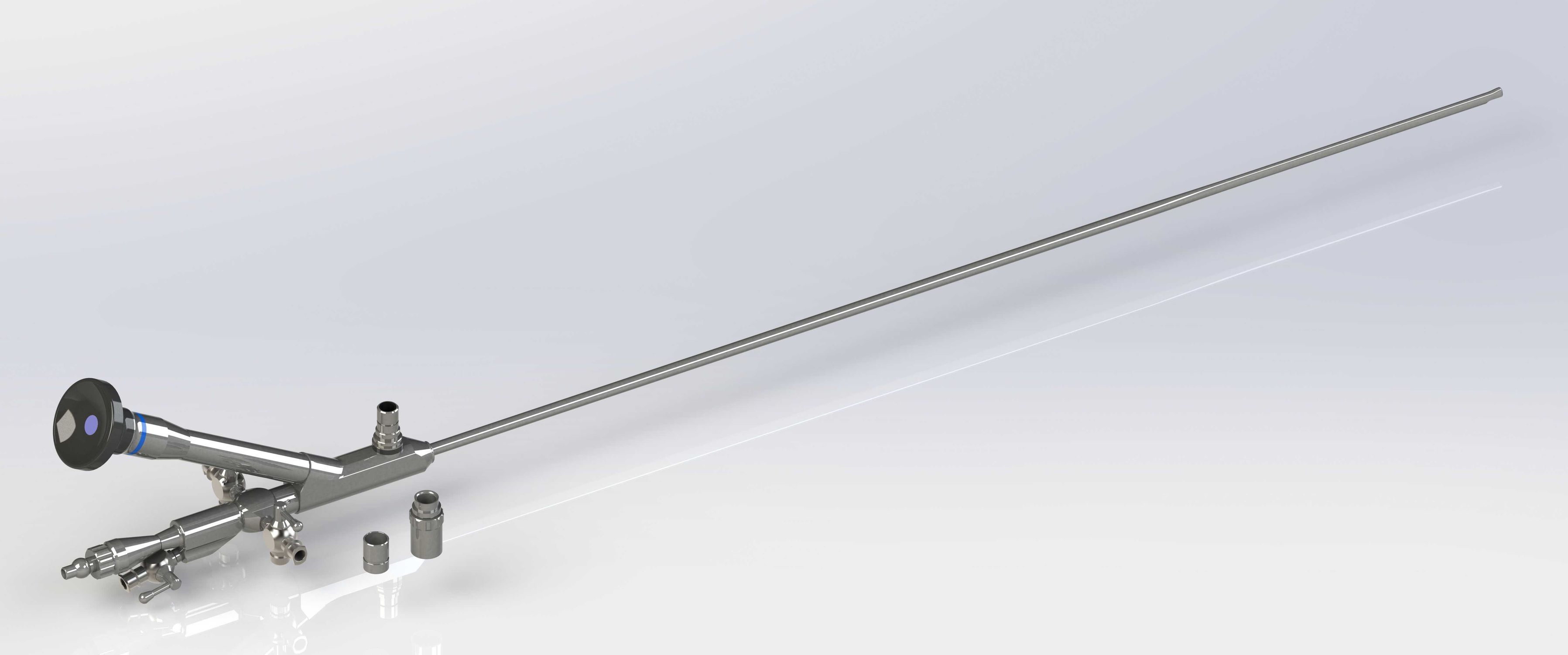 Uretero-nephroscope - URS-ML - EMOS Technology - bent / with working ...