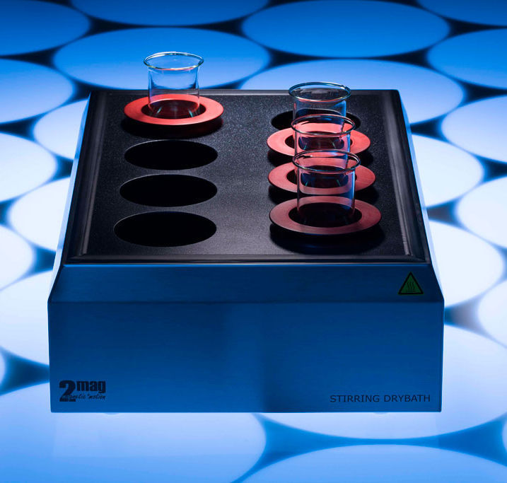 Digital dry bath - 8-250 ERL - 2mag AG - heating / benchtop / Erlenmeyer