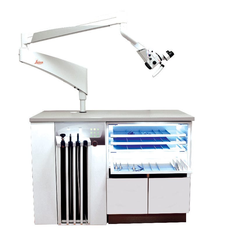 ENT workstation - 3500S - Collin - with light / with shelves / with ...