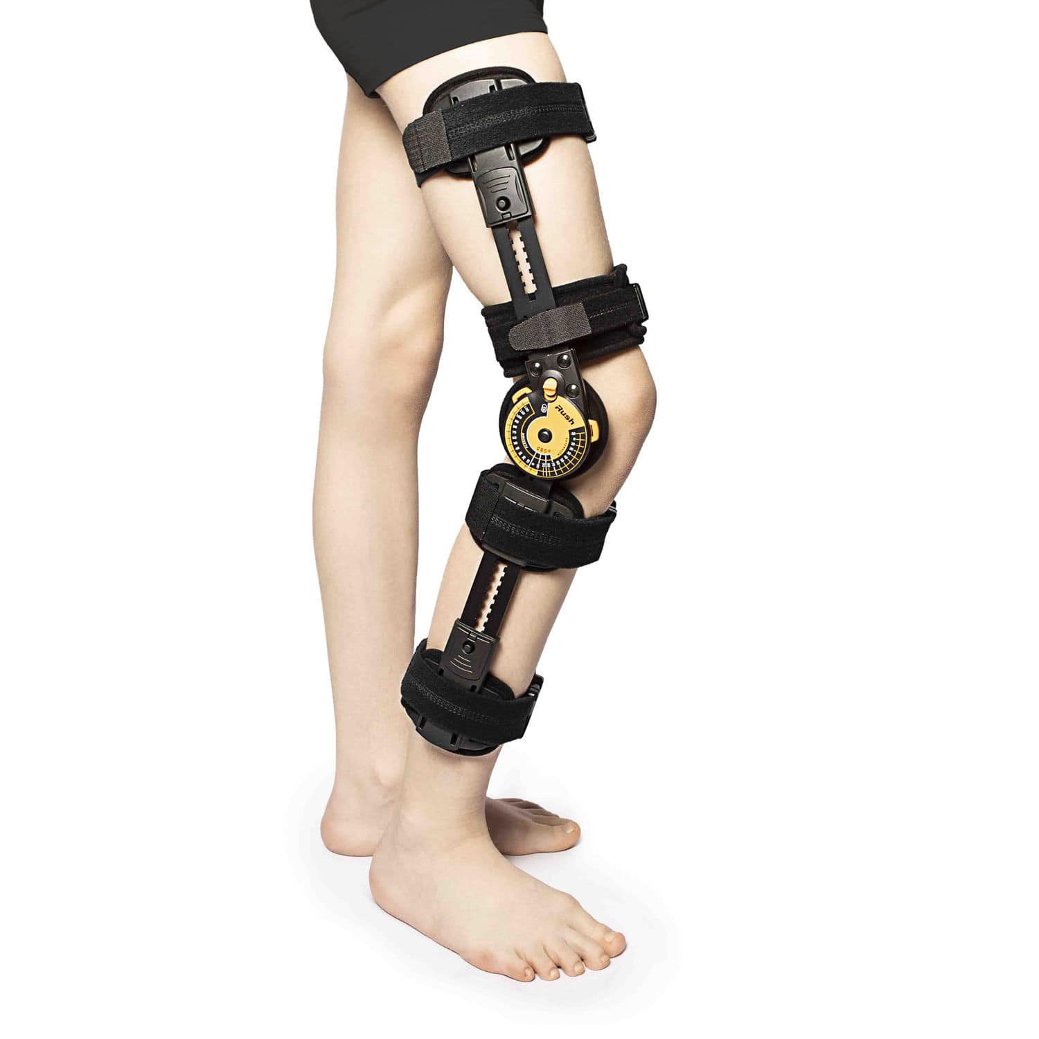 Knee orthosis - KID RUSH - Qmed - knee ligament stabilization / articulated