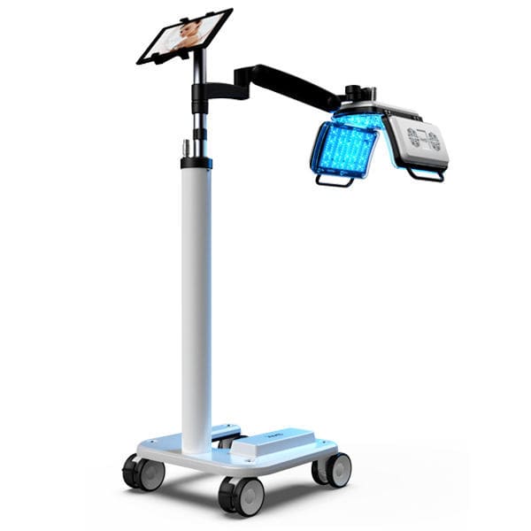 Aesthetic phototherapy lamp - Eva Led® - AAMS - trolley-mounted / infrared / blue light