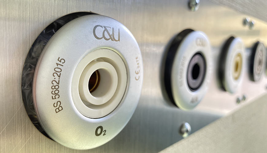 BS type outlet - Central Uni - medical gas