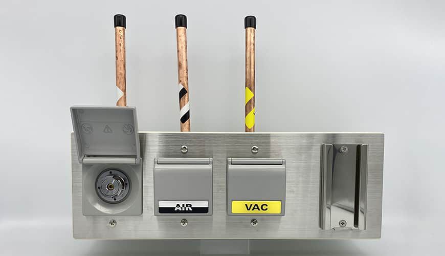 Medical gas outlet - AFNOR - Central Uni