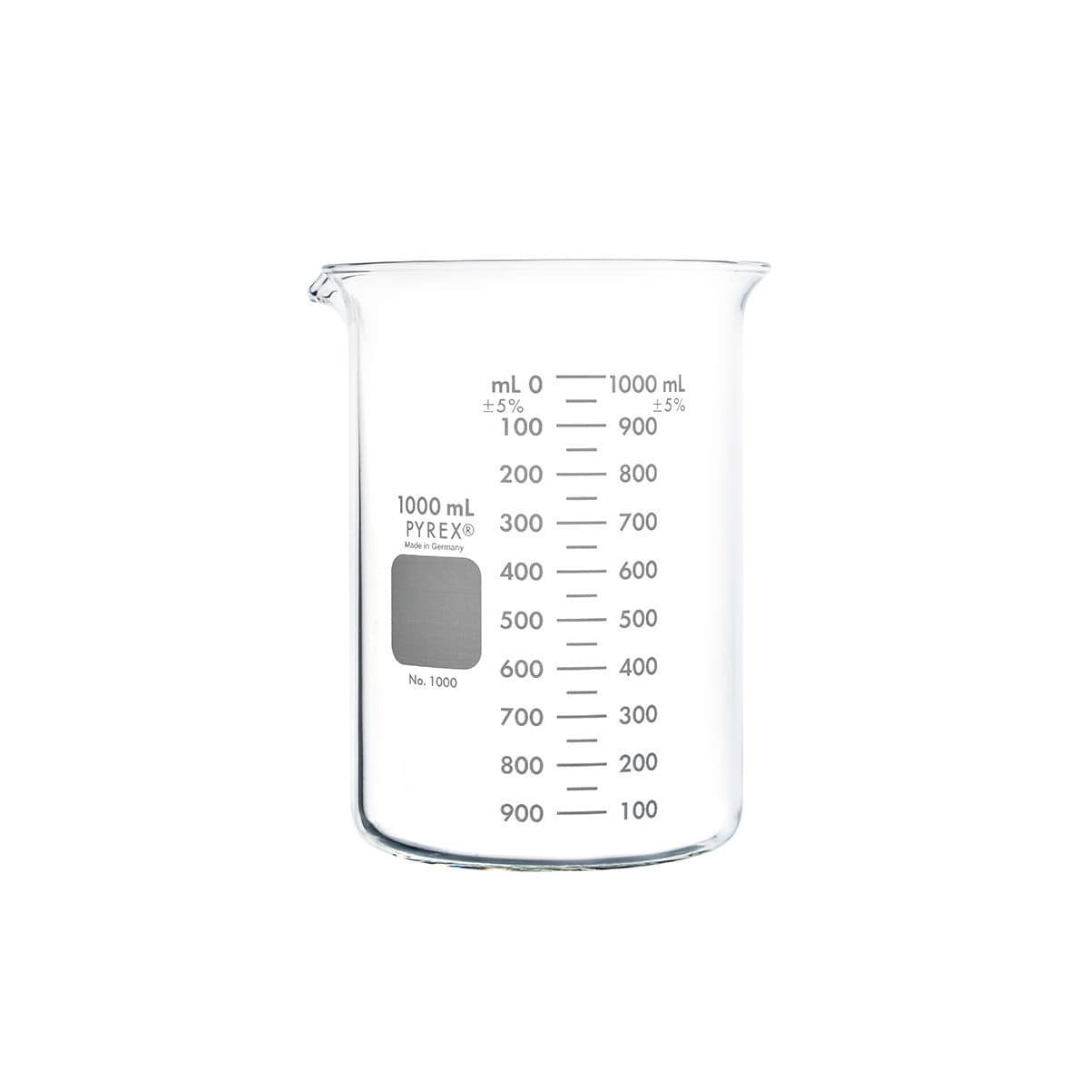 Laboratory beaker - 1000-1L - Corning BV - graduated / Griffin
