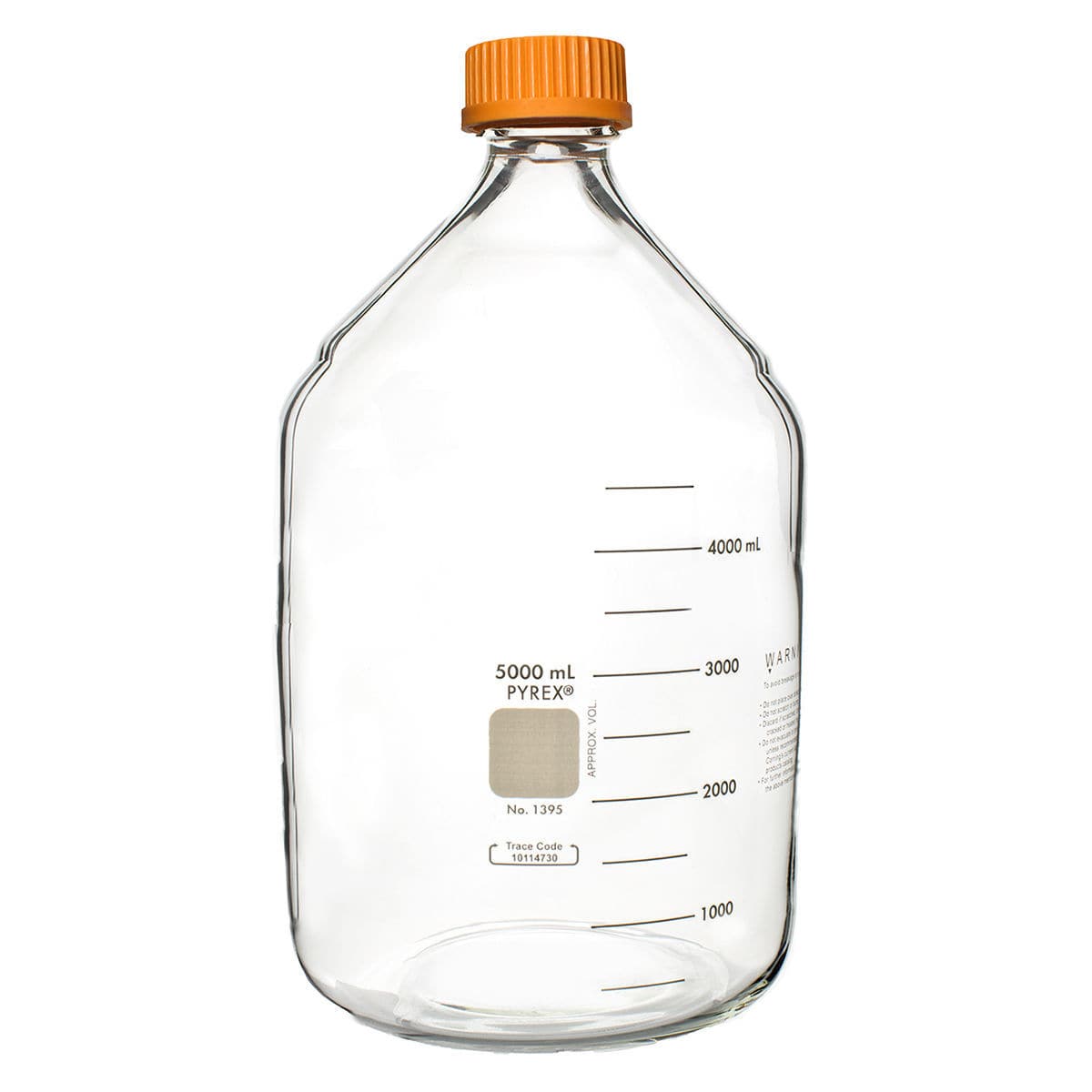 Laboratory bottle - 1395-5L - Corning BV - polypropylene / PTFE / ETFE