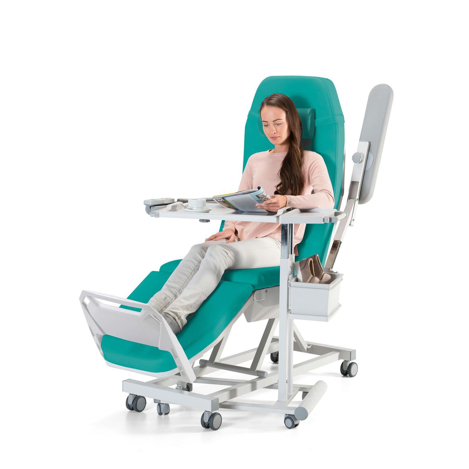 Electric treatment chair - SALSA® A3 - LiKAMED - 3-section / on casters