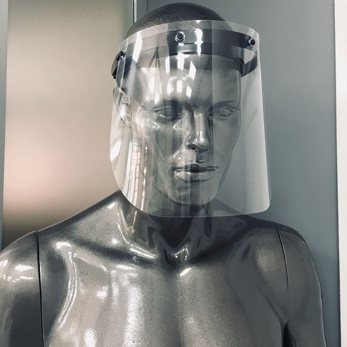 Full-face face-shield - MASK002 - Medoksa Medikal - adult / white