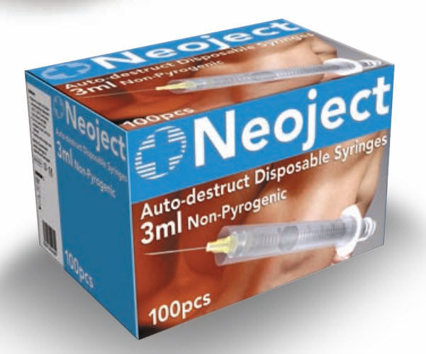 Disposable syringe - 503771614 Series - Neomedic Limited - safety