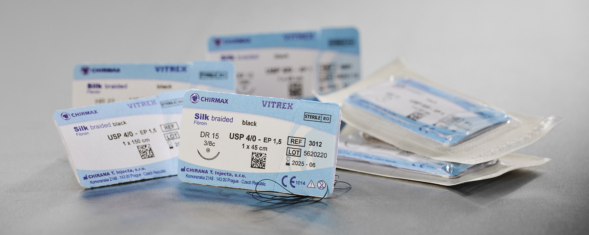 Non-absorbable suture thread - Silk - Vitrex Medical A/S ...