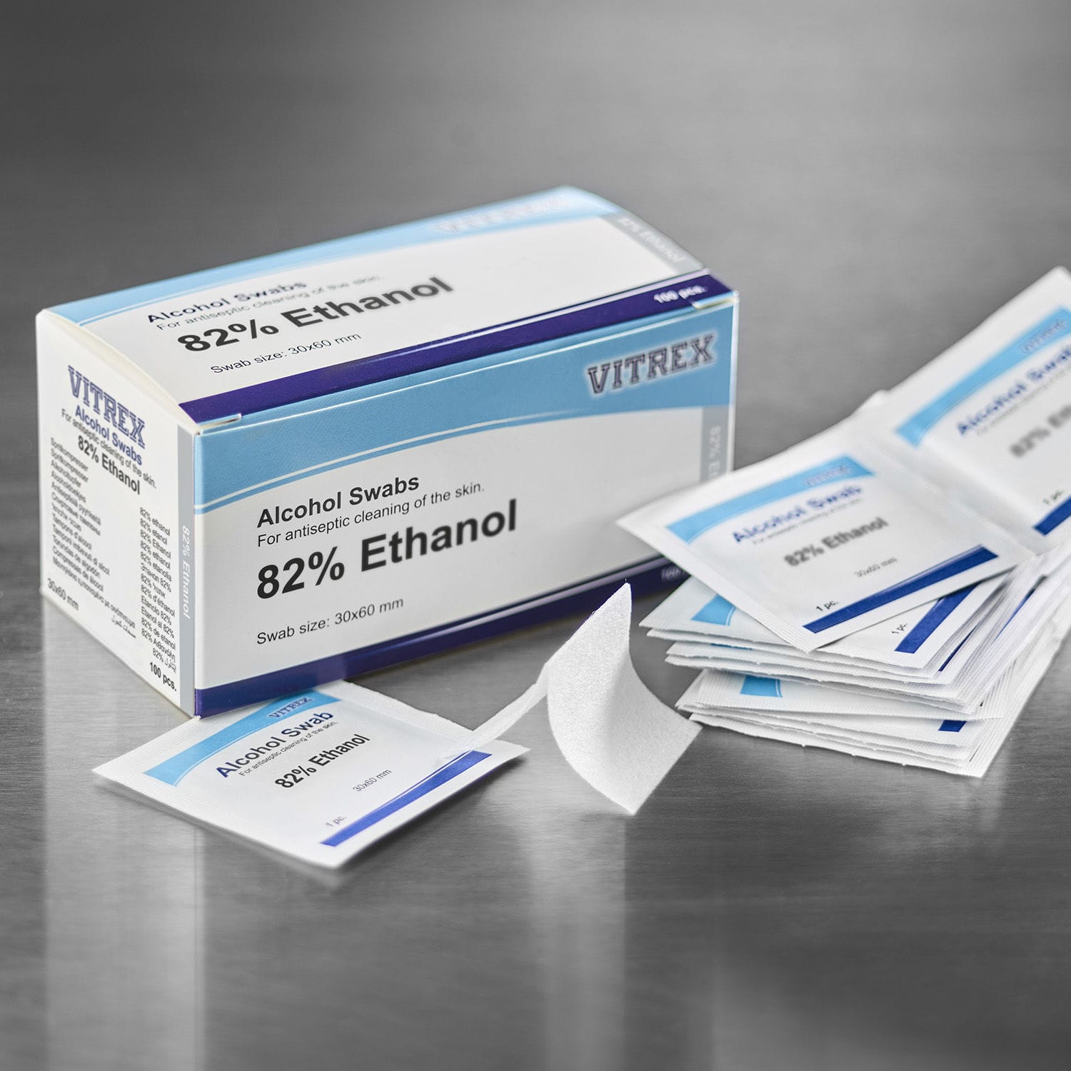 Bacteria swab - 52 series - Vitrex Medical A/S - alcohol