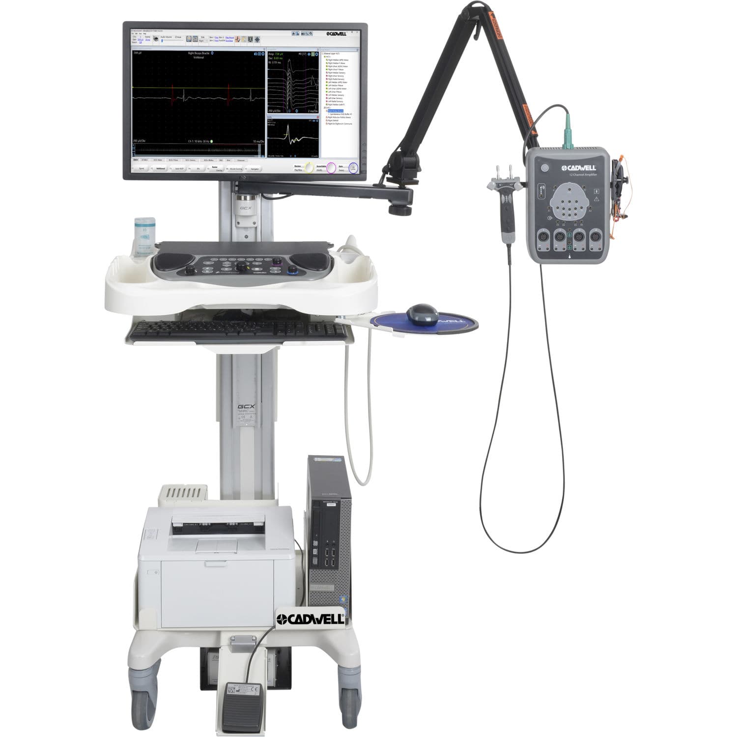 12-channel EMG - Sierra® Summit™ - Cadwell Industries - on casters ...