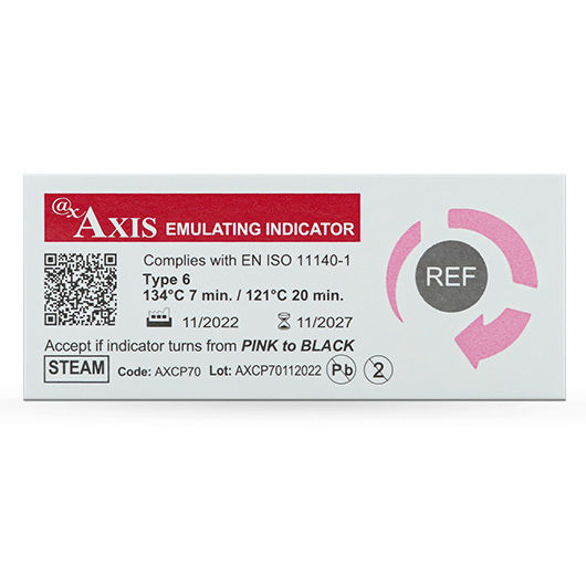 Steam sterilization bioindicator - AXCP70 - Axis - for the pharmaceutical industry / medical ...
