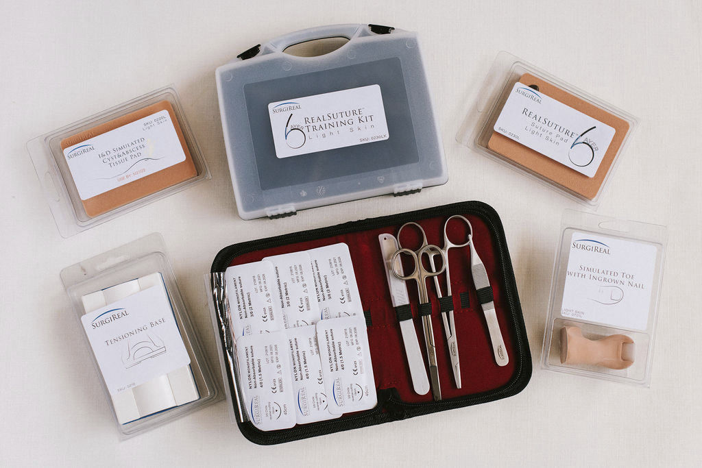 Suture simulator - 6-Layer Clinical Bundle - SurgiReal Products ...