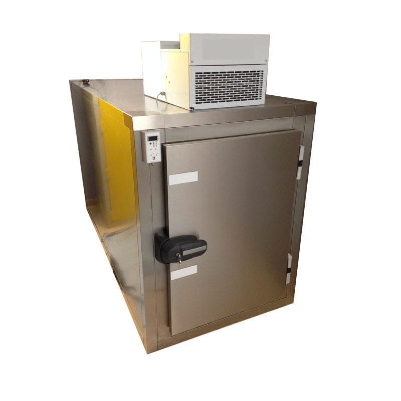 Body tray mortuary cabinet - MORG217B - FRIMA CONCEPT - 2-body / front ...