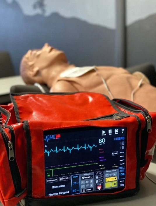 Training simulator - DART Sim - DART Sim ECG Simulator - ECG / SpO2 / etCO2