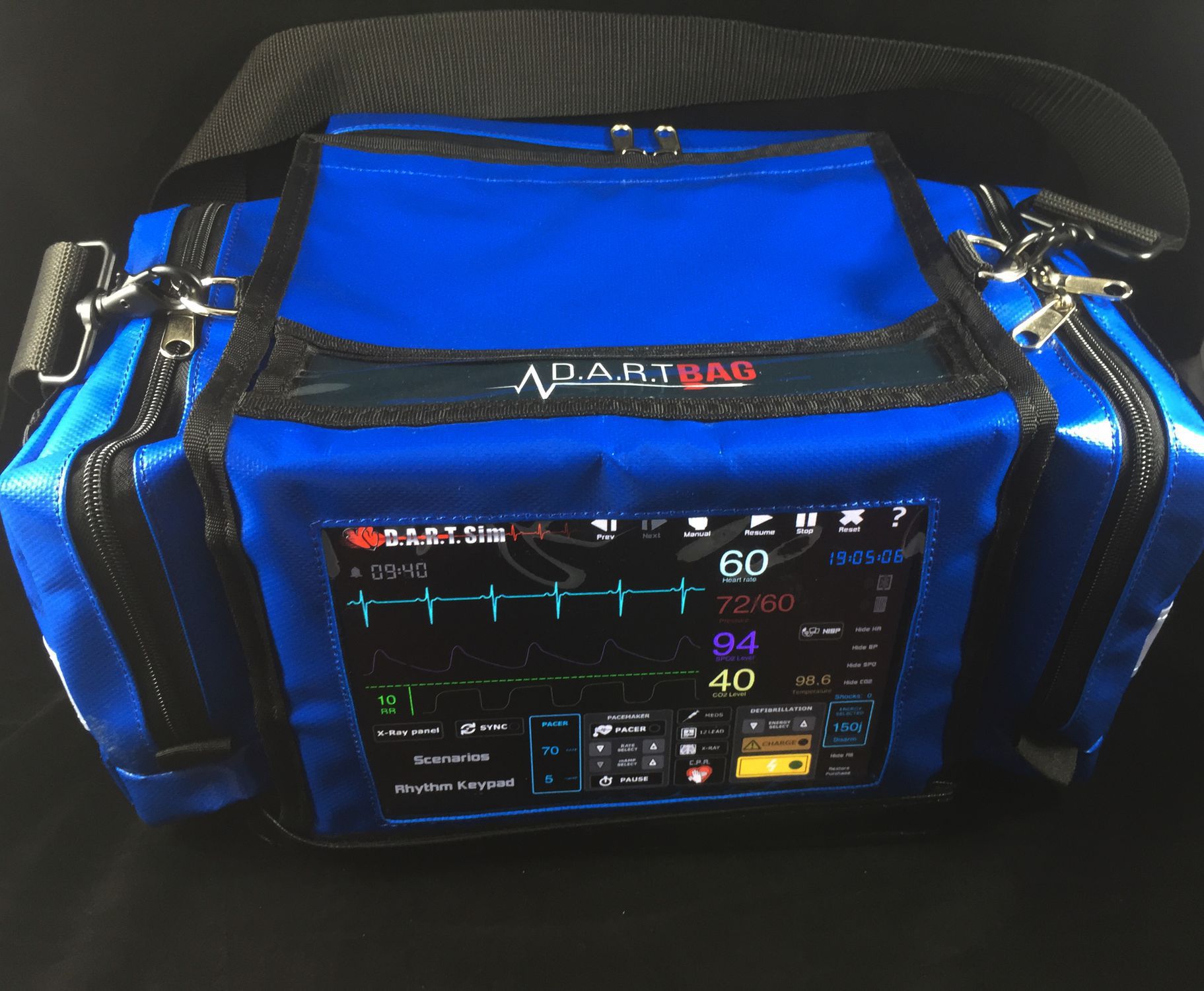 Trauma bag - D.A.R.T - DART Sim ECG Simulator - for defibrillator