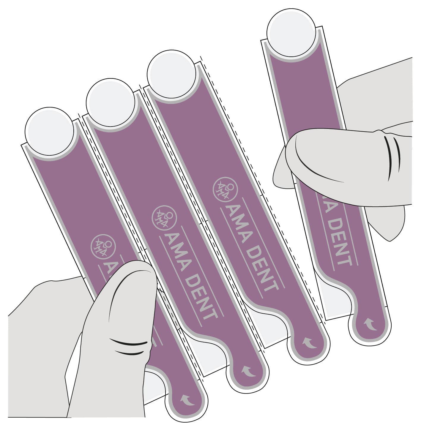 Enzymatic rapid test - AMA company - for periodontitis / for ...