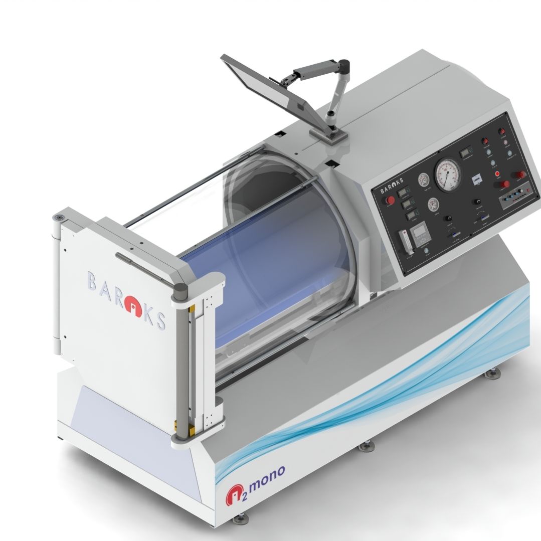 Oxygen therapy hyperbaric cabin - BAROKS Hyperbaric - monoplace