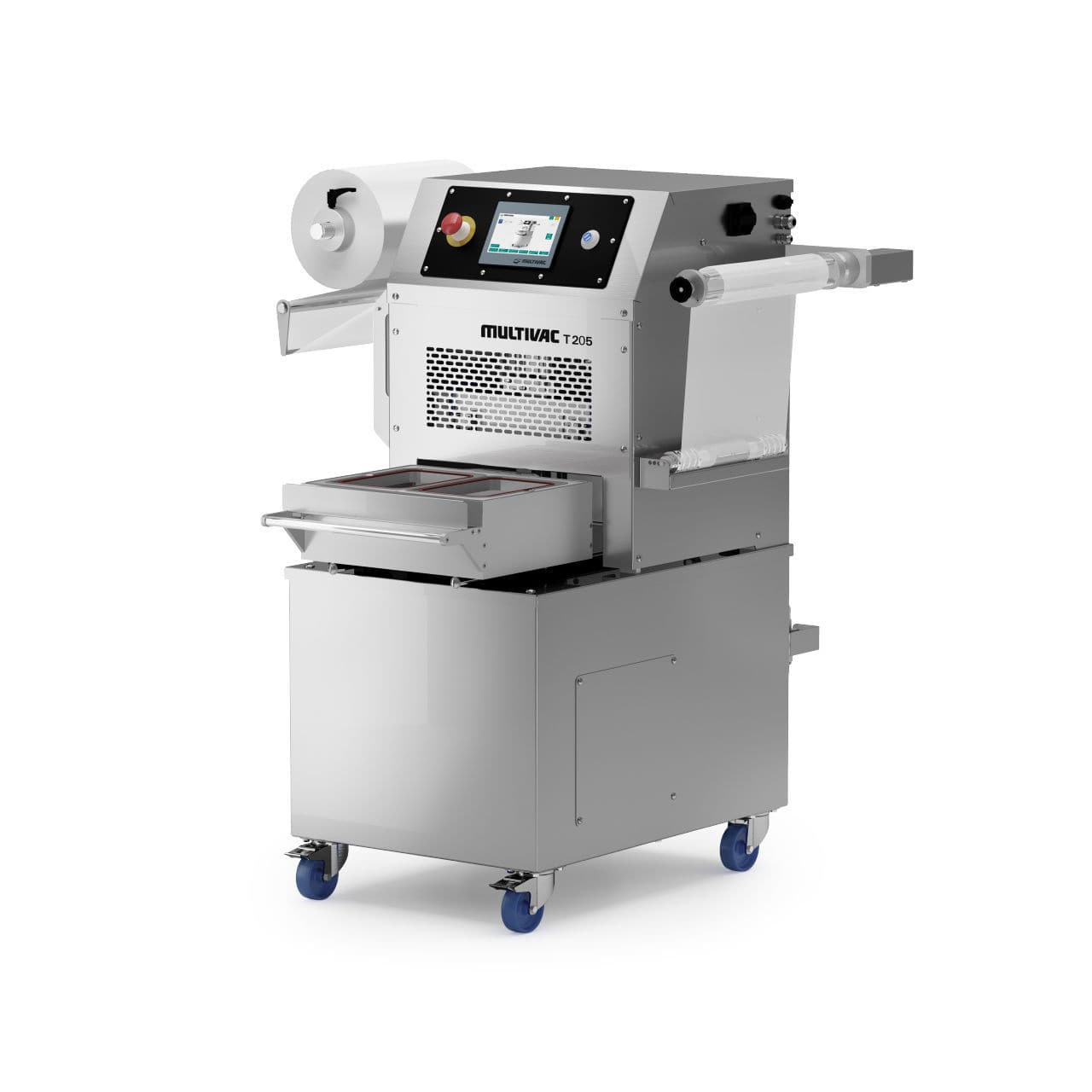 Semi-automatic tray sealer - T 205 - MULTIVAC - for the pharmaceutical industry / on casters