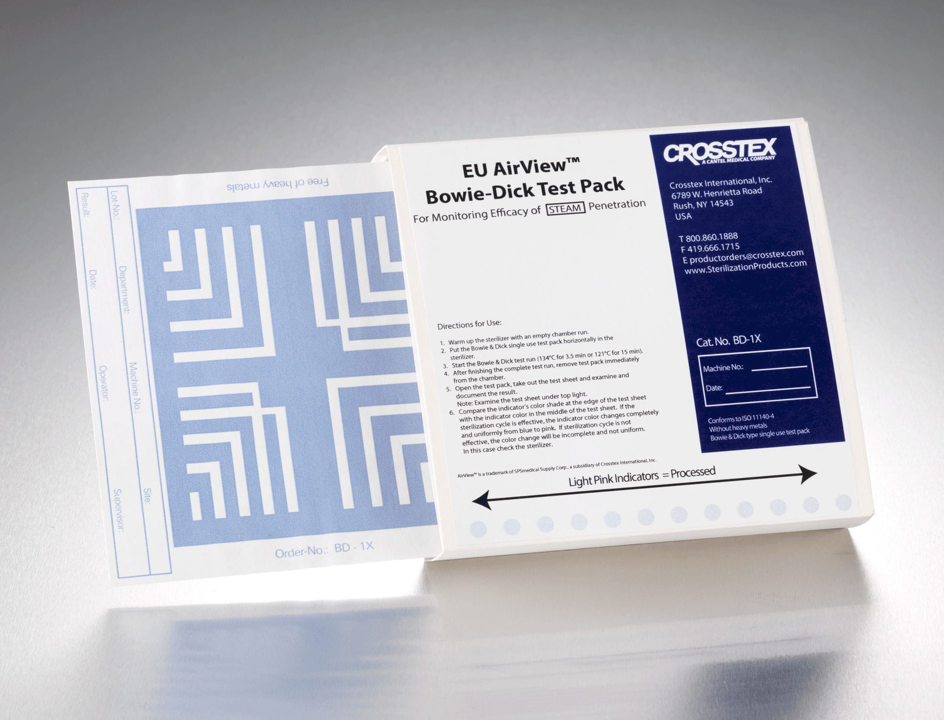 Sterilization biological indicator - EU AirView™ - Crosstex ...