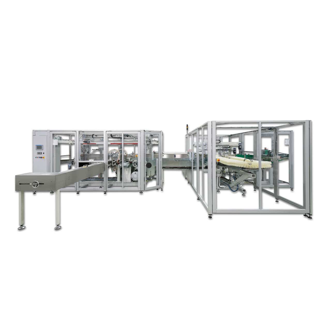 Automatic packaging machine - LUCK - OPTIMA - floor-standing / conveyor ...