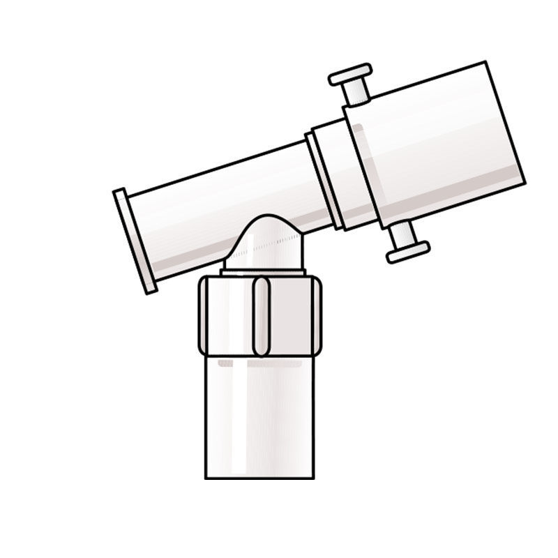 Medical device connector - 4615 - Pharma Systems AB - flexible / elbow