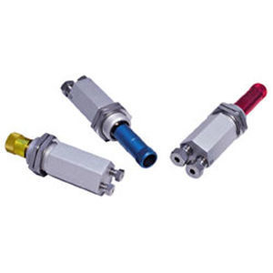 Medical valve - Condyne - VICI AG International - black / blue / red