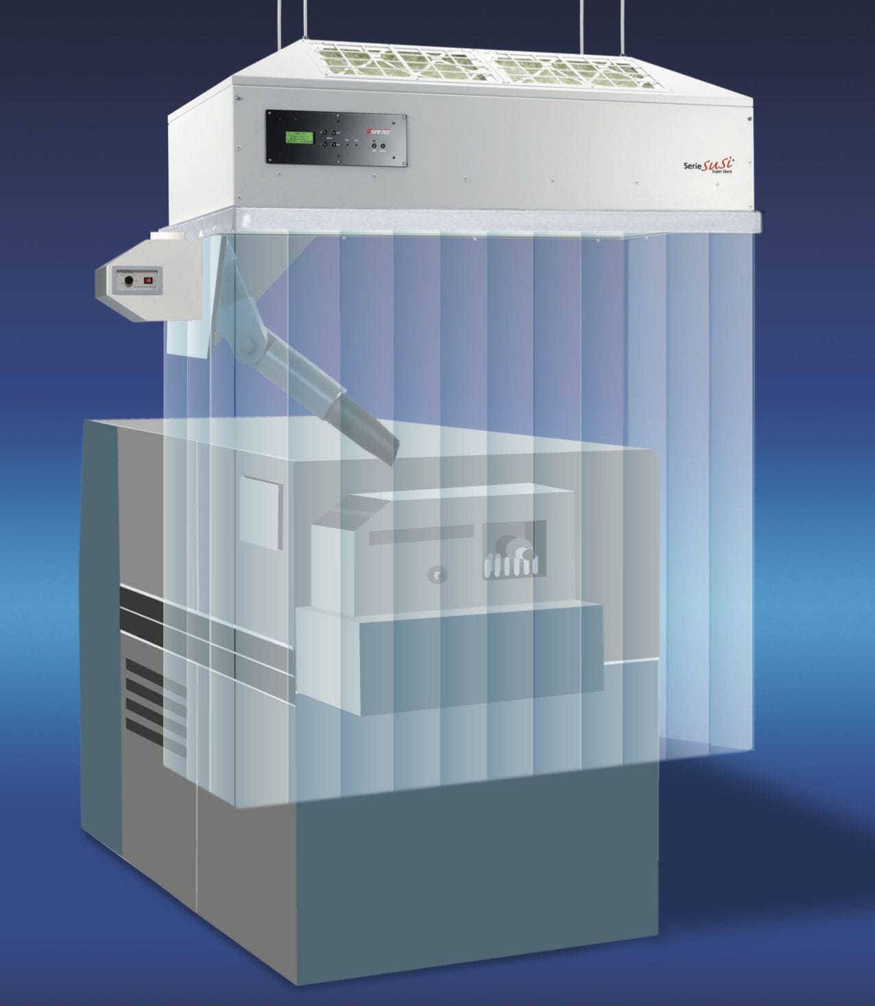 Laboratory cabin - EFBS-V series - Spetec - laminar flow / with air ...