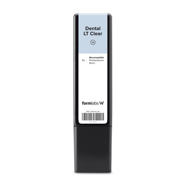 Resin dental material - LT Clear V2 - Formlabs - for therapeutic ...